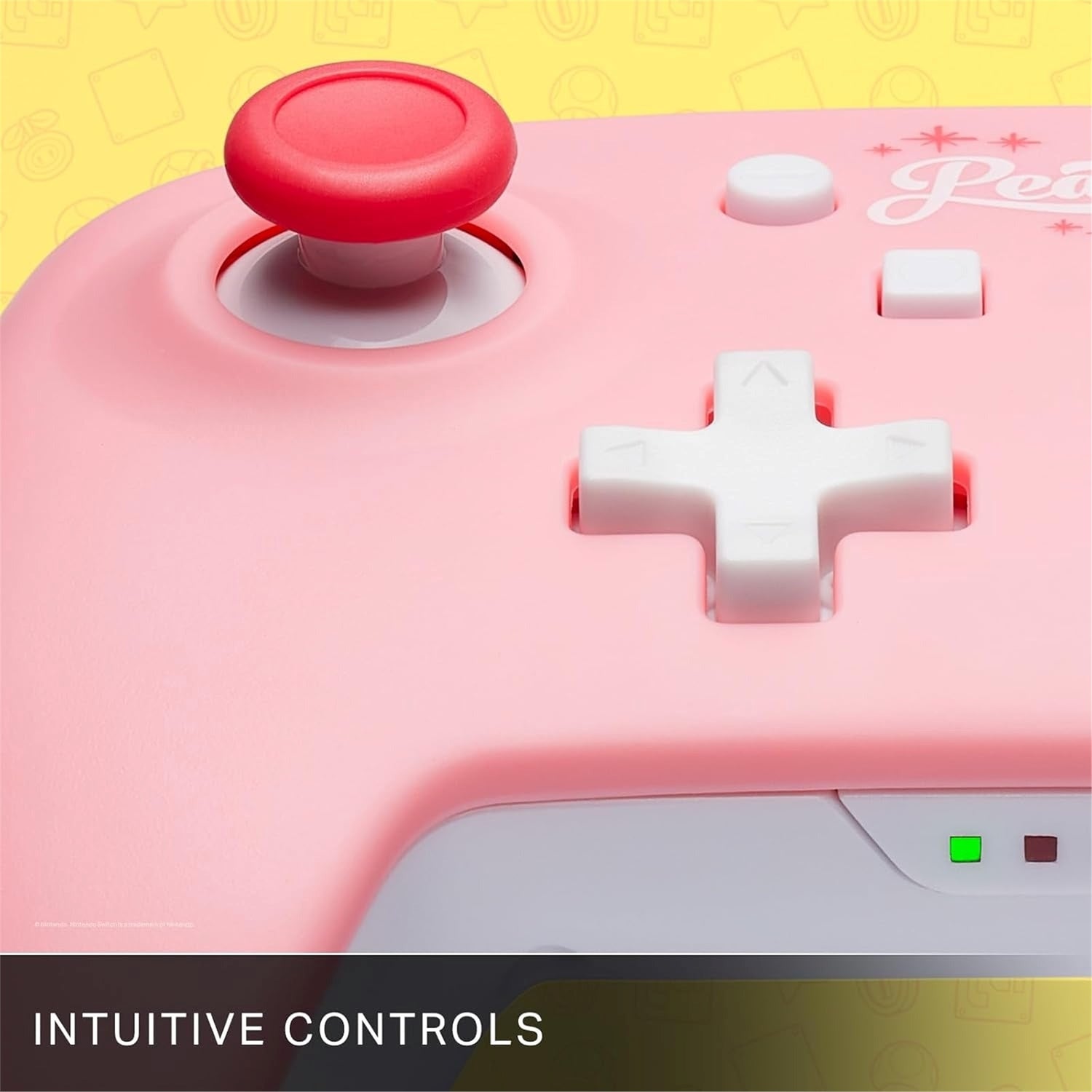 PowerA Wireless Controller for Nintendo Switch - Princess Peach Pink,